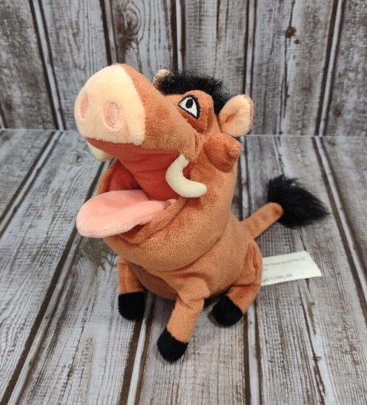 Disney | Other | Disney Pumbaa Lion King Wart Hog Plush 6 | Poshmark